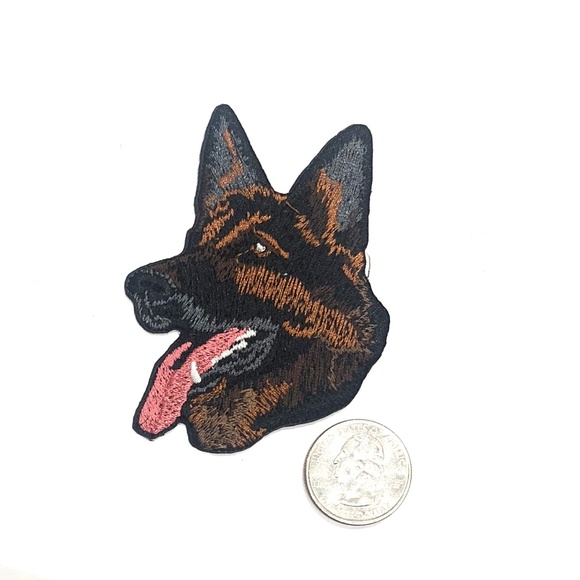 Accessories | Dog Patch Iron On German Shepherd Diy Animal Badge | Poshmark